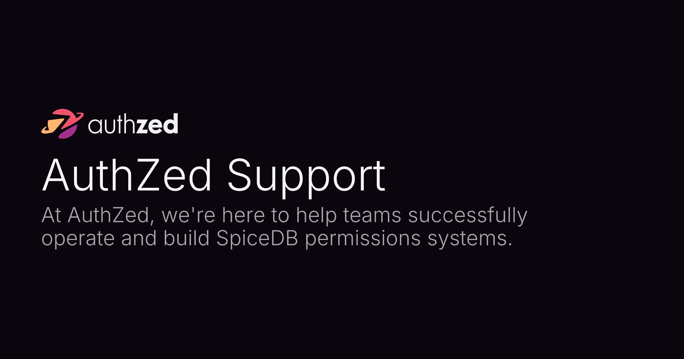 AuthZed Support